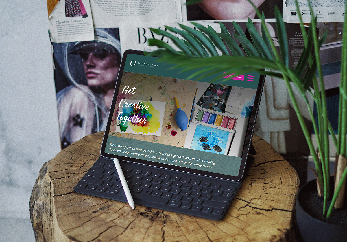 Greenway Lane Art Studio & Café • Custom Website Design & Development ...